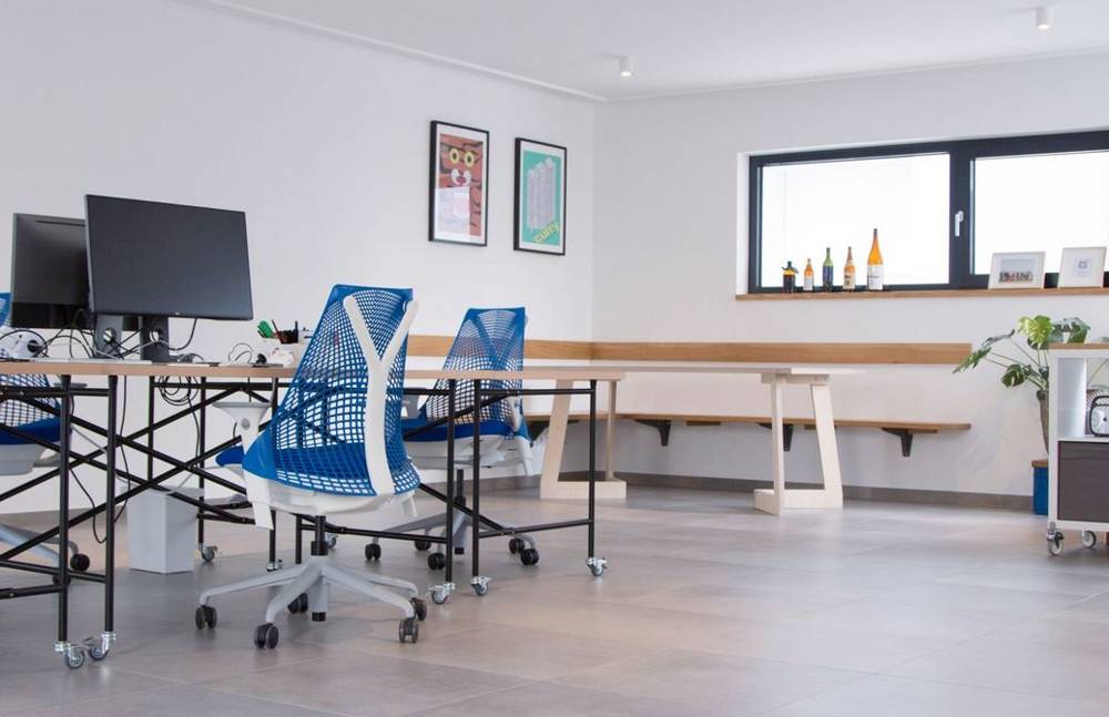 Exklusives, modernes Loft Büro im Rückgebäude